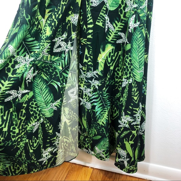 Anthropologie | Dresses | Anthropologie Foxiedox Multi Green Ruffle ...